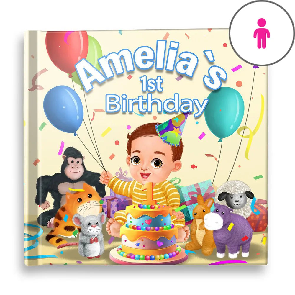 Personalized 1st Birthday Book – Dinkleboo CA