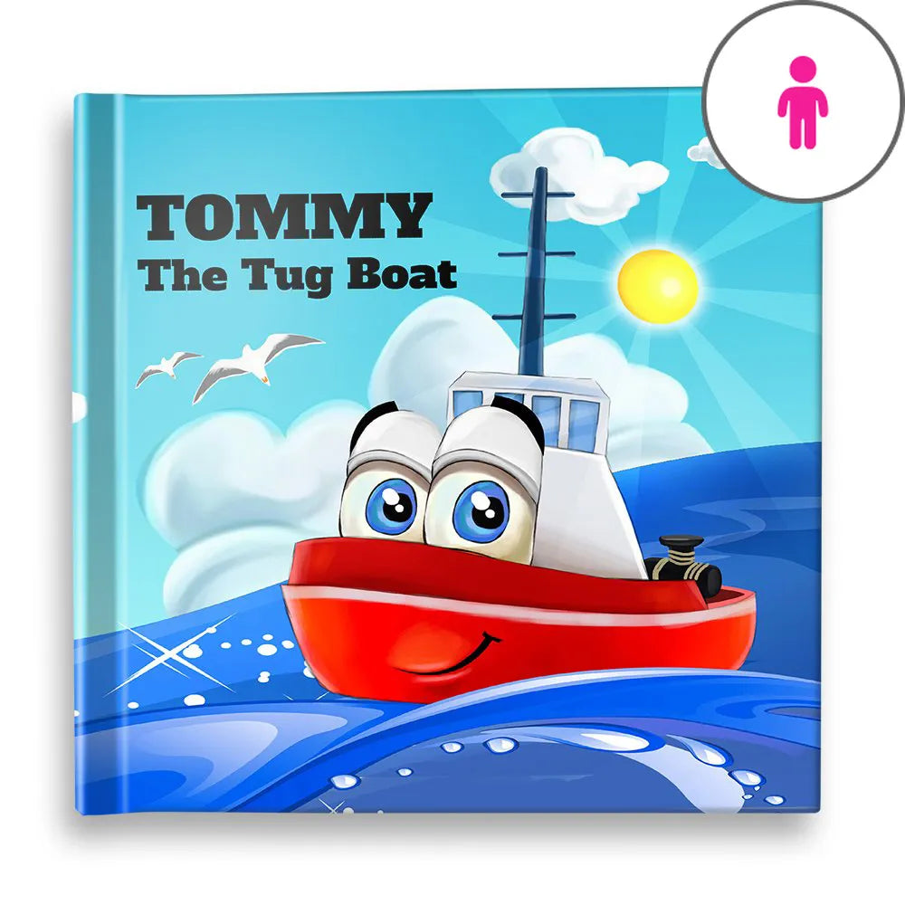 Personalized Tug Boat Book – Dinkleboo CA
